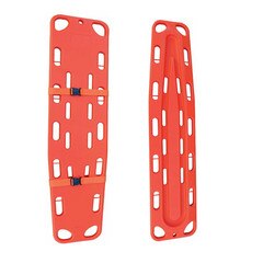 CAMILLA RIGIDA PLASTICA C/PINES DE 6 ORIFICIOS CON 3 CORREAS