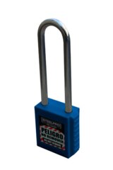 CANDADO LOCK OUT X10 LONG STEELPRO AZUL
